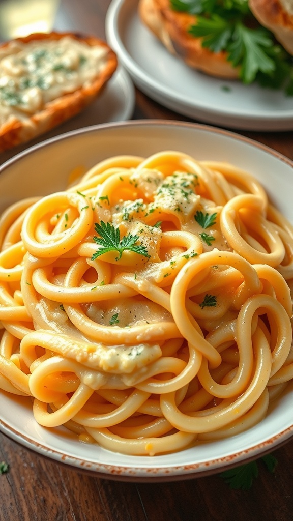 Creamy Three Cheese Pasta Recipe