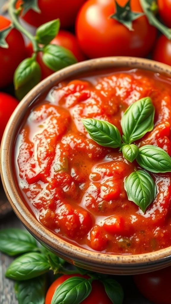 Savory Tomato Basil Sauce Recipe