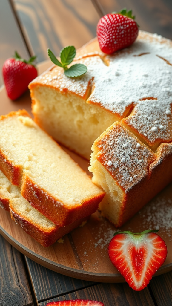 Delightfully Moist Vanilla Pound Cake Recipe