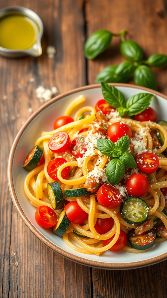 Colorful Vegetable Pasta Primavera Recipe