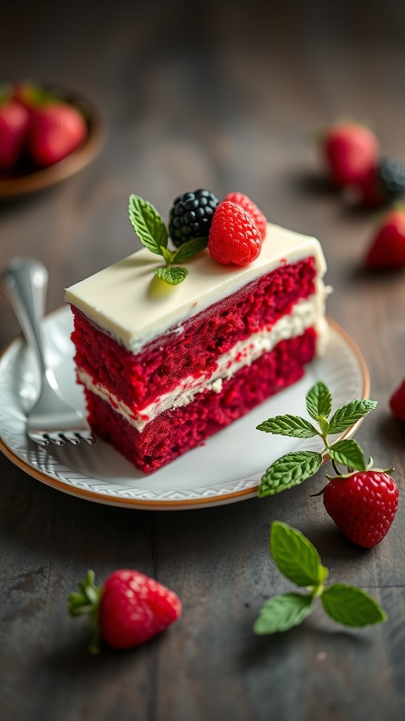 Delicious Chinese Red Velvet Cake (Xiaohongshu Style)