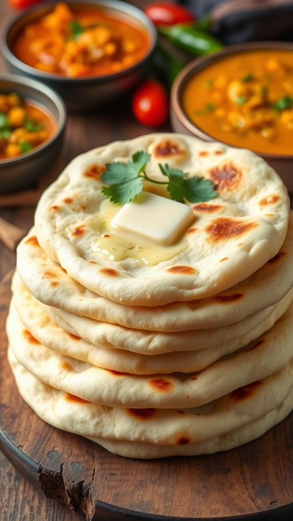 Soft and Fluffy Yogurt Naan Bread Recipe
