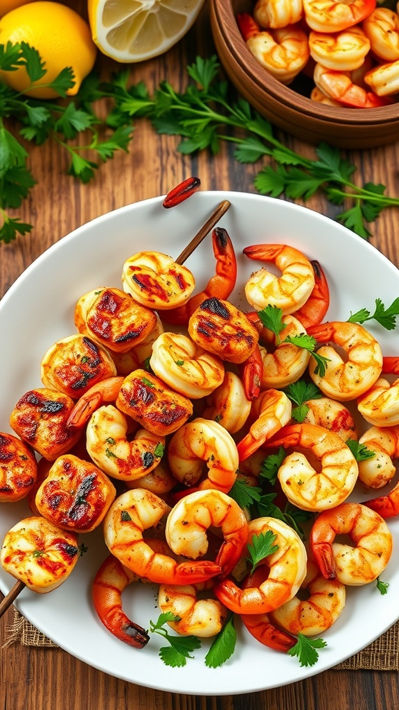 Savory Shrimp Three Ways: Grilled, Sautéed, and in Garlic Butter