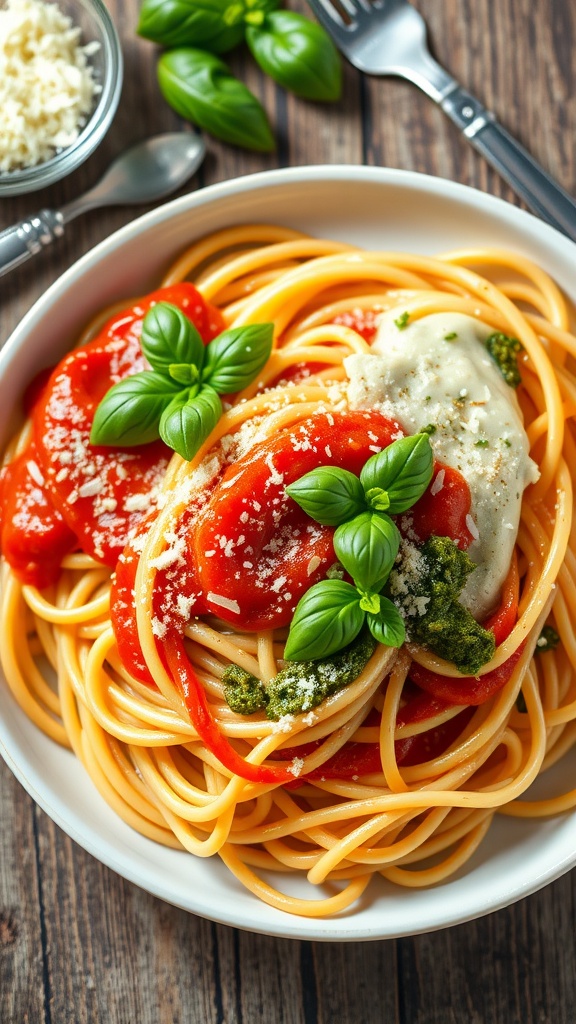 Delicious Three-Sauce Spaghetti Recipe