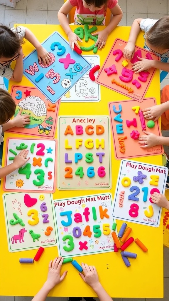 Creative Play Dough Mat Ideas for Kids