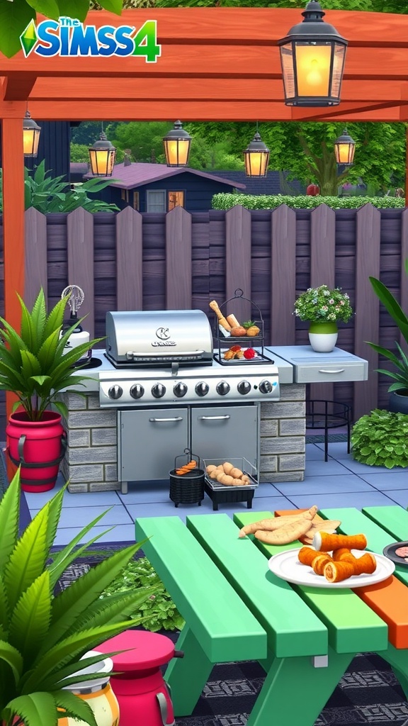 Ultimate The Sims 4 CC Barbecue Set on Patreon
