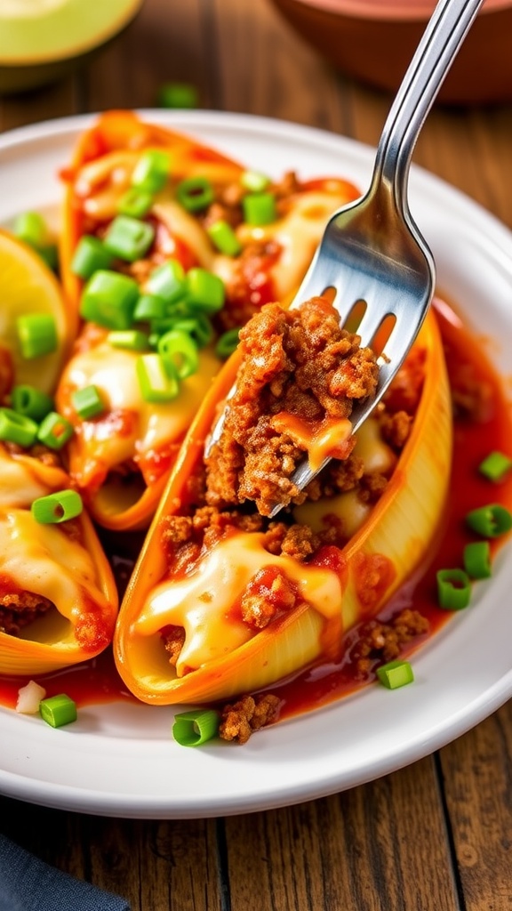 Taco Jumbo Stuffed Shells Recipe
