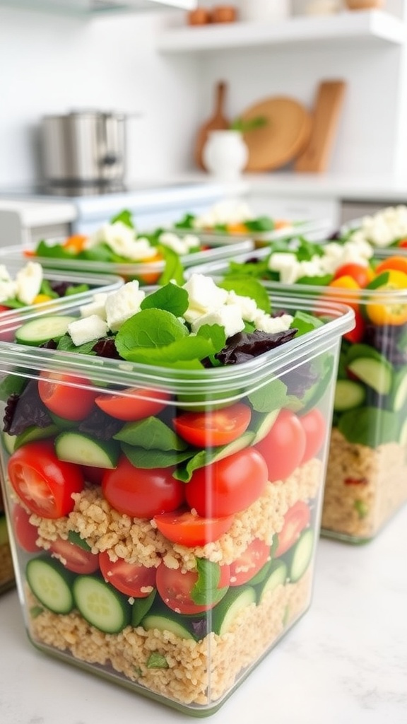 Healthy Salad Meal Prep for the Week