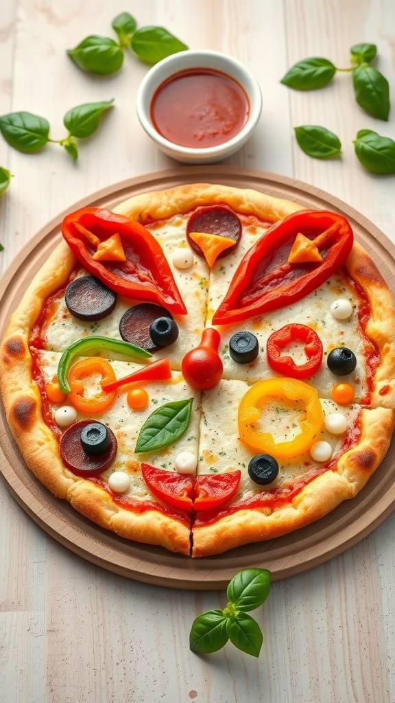 Cute Kawaii Pizza Recipe