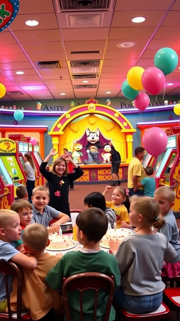 Nostalgic 90s Chuck E. Cheese Experience