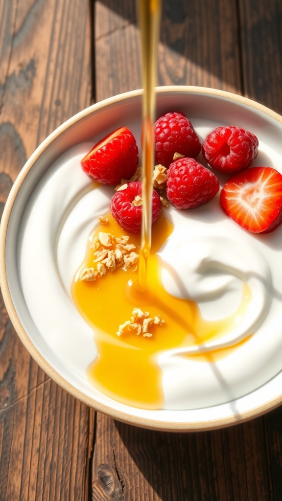 Creamy Yogurt with Honey Delight