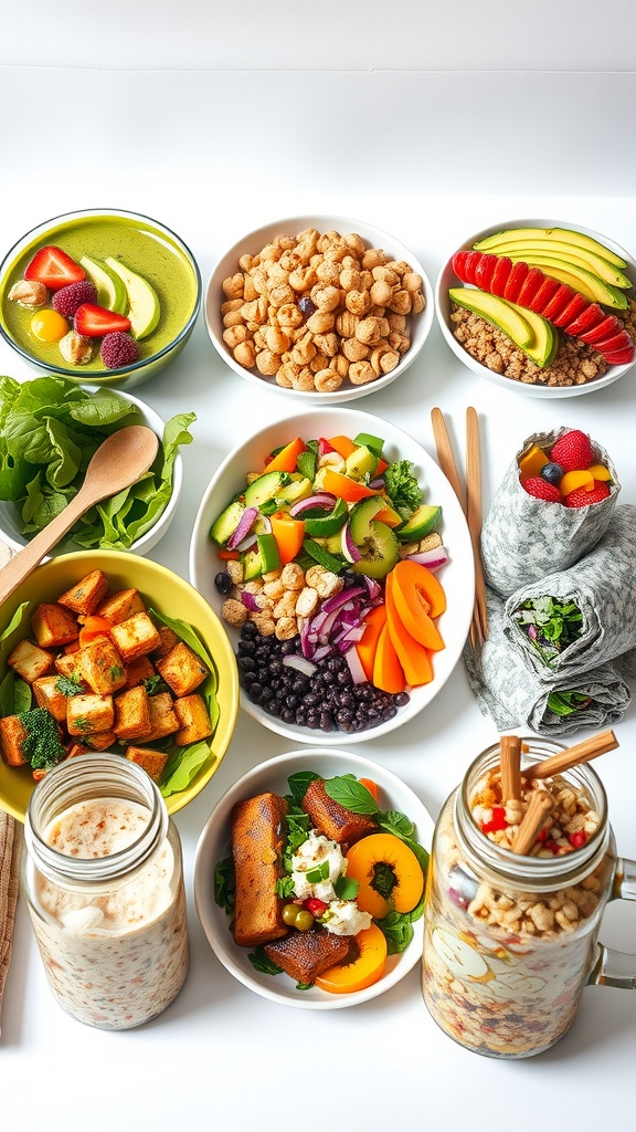 Balanced Vegan Meal Plan: 6 Meals a Day