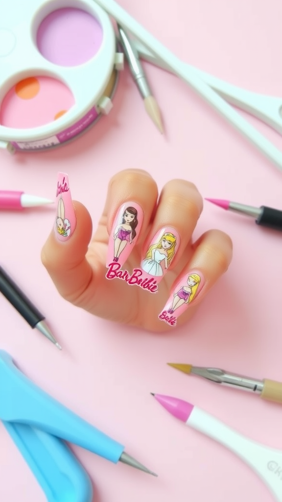 5 Stunning Barbie Nail Designs Perfect for Short Nails
