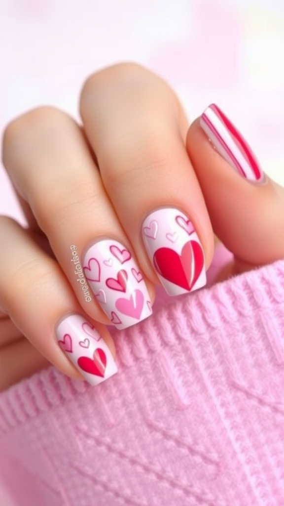 5 Cute Valentine's Day Nail Designs for Short Nails