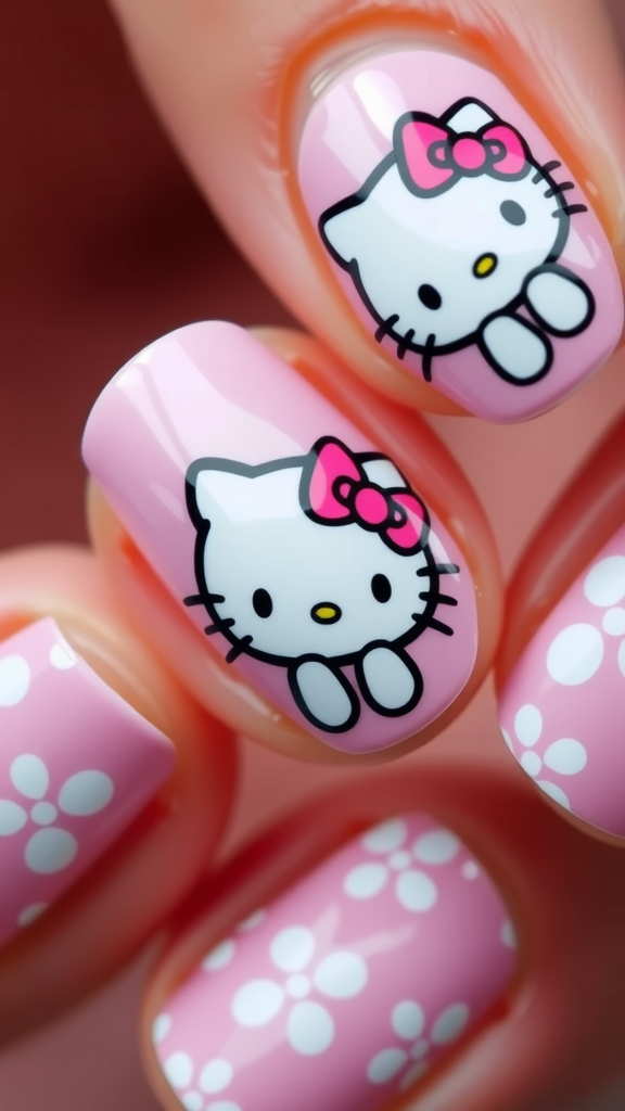 5 Adorable Hello Kitty Nail Designs You’ll Love