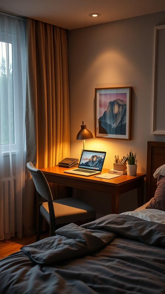 5 Inspiring Bedroom Office Ideas for a Productive Workspace