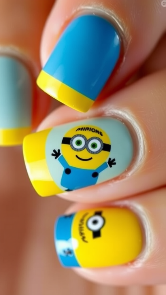 5 Adorable Minion Nail Designs You’ll Love