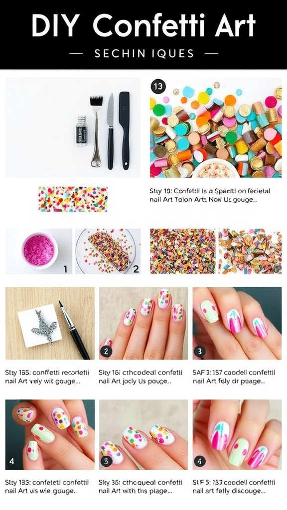 5 Stunning Confetti Nail Designs to Try This Season