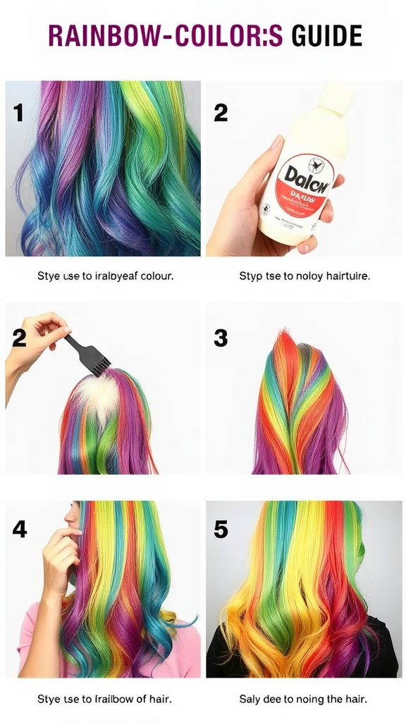5 Stunning Rainbow Hair Ideas to Try Now