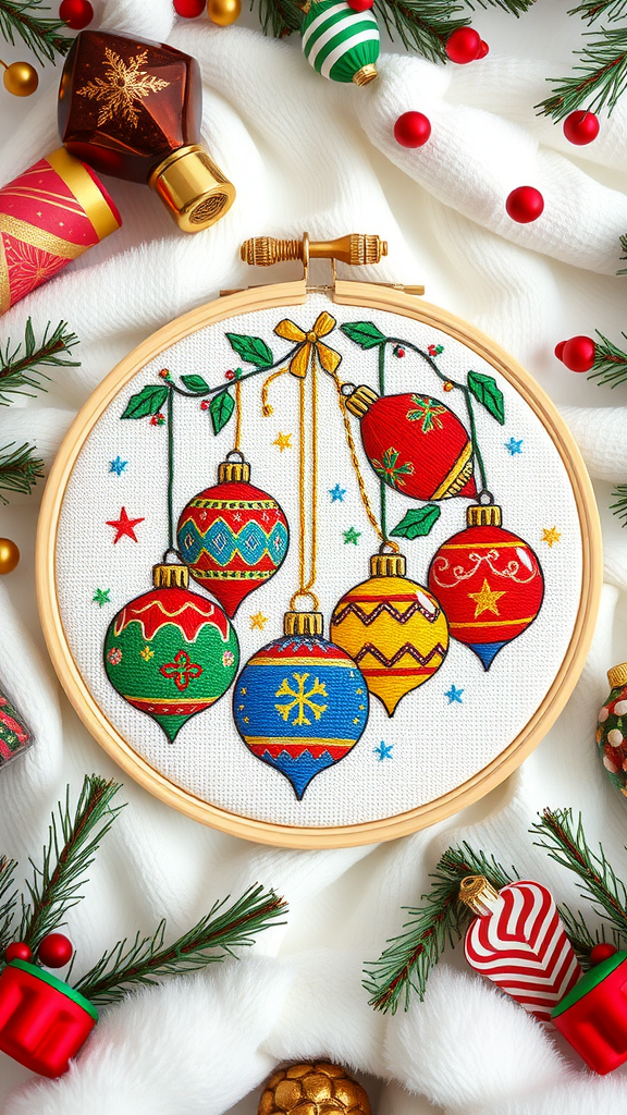 5 Festive Christmas Embroidery Projects to Brighten Your Holiday Season