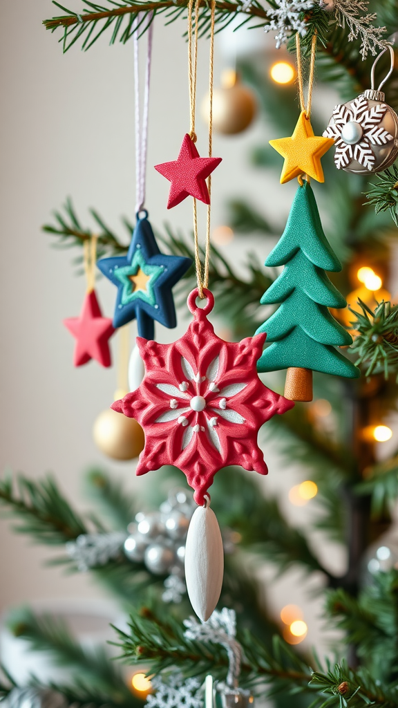 5 Festive Polymer Clay Christmas Decorations to Create