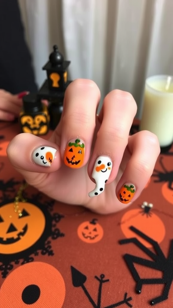 5 Spooktacular Halloween Nail Designs for Short Nails