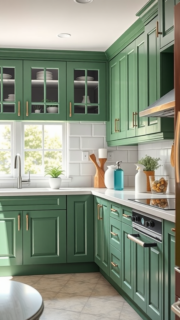 5 Stunning Green Kitchen Cabinet Ideas to Transform Your Space