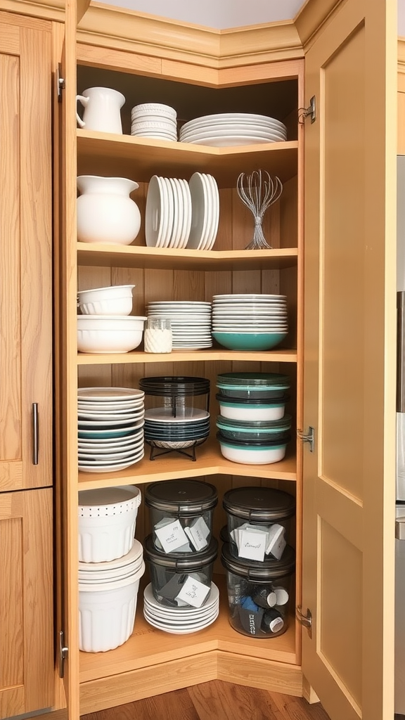 5 Clever Ways to Organize Corner Cabinets