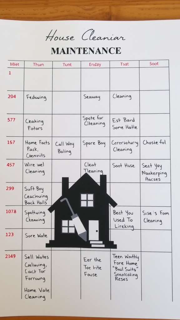 5 Essential Items for Your House Cleaning Checklist