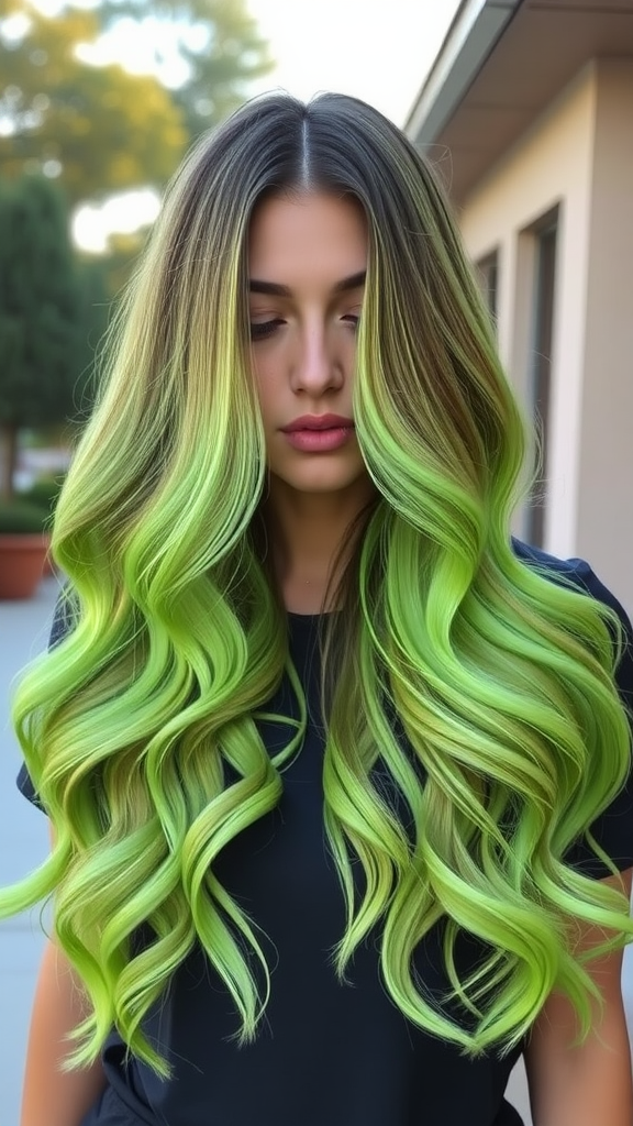 5 Trendy Green Hairstyles to Try This Season