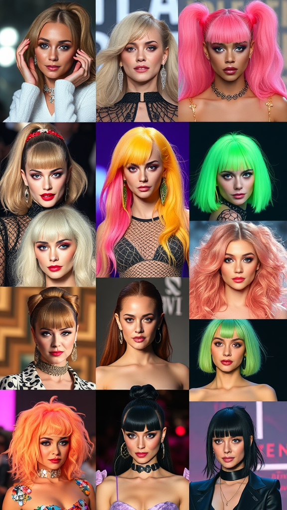 5 Eye-Catching Neon Hair Colors to Try This Season