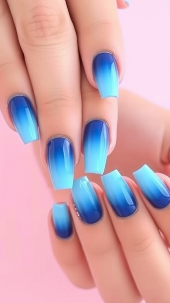 5 Stunning Blue Nail Designs for Short Nails