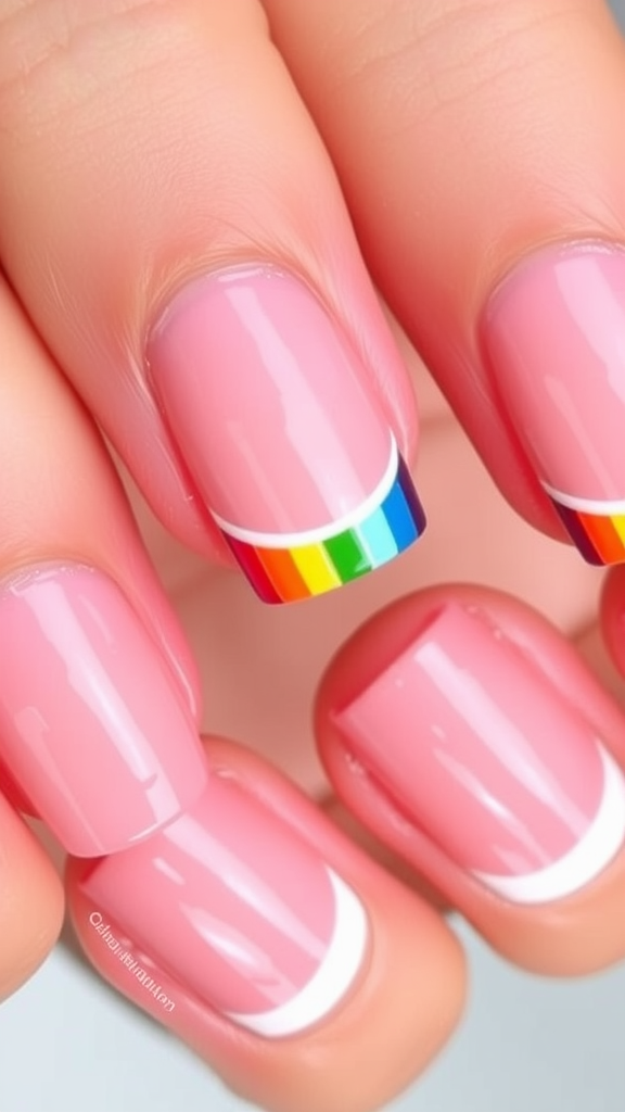 5 Stunning Pride Nail Designs for Short Nails