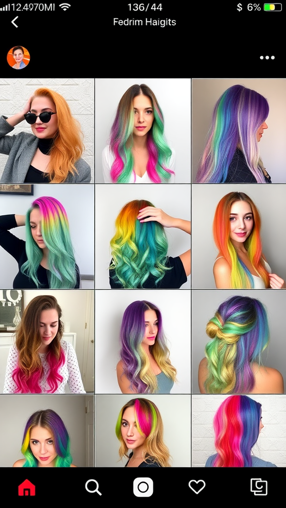 5 Stunning Rainbow Hair Ideas to Try Now