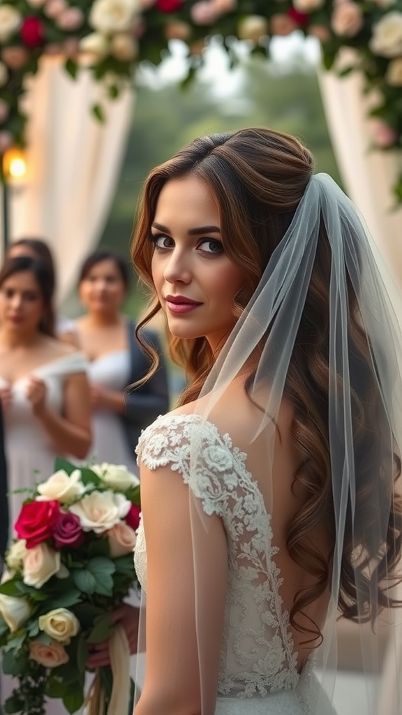 5 Stunning Wedding Hairstyles for Curly Hair