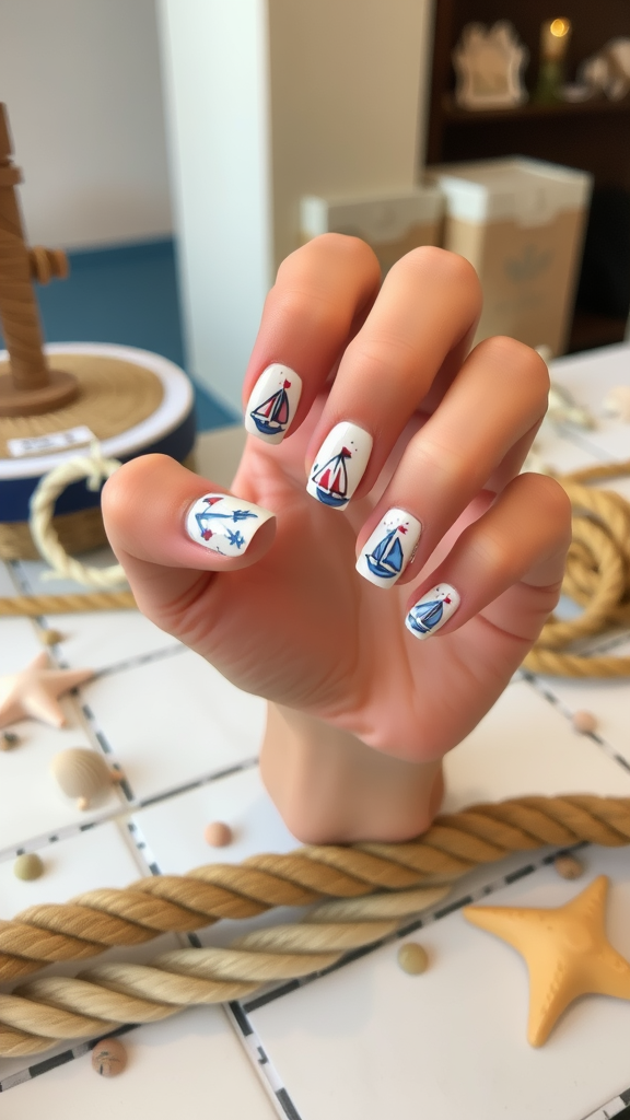 5 Stunning Nautical Nail Designs for Summer