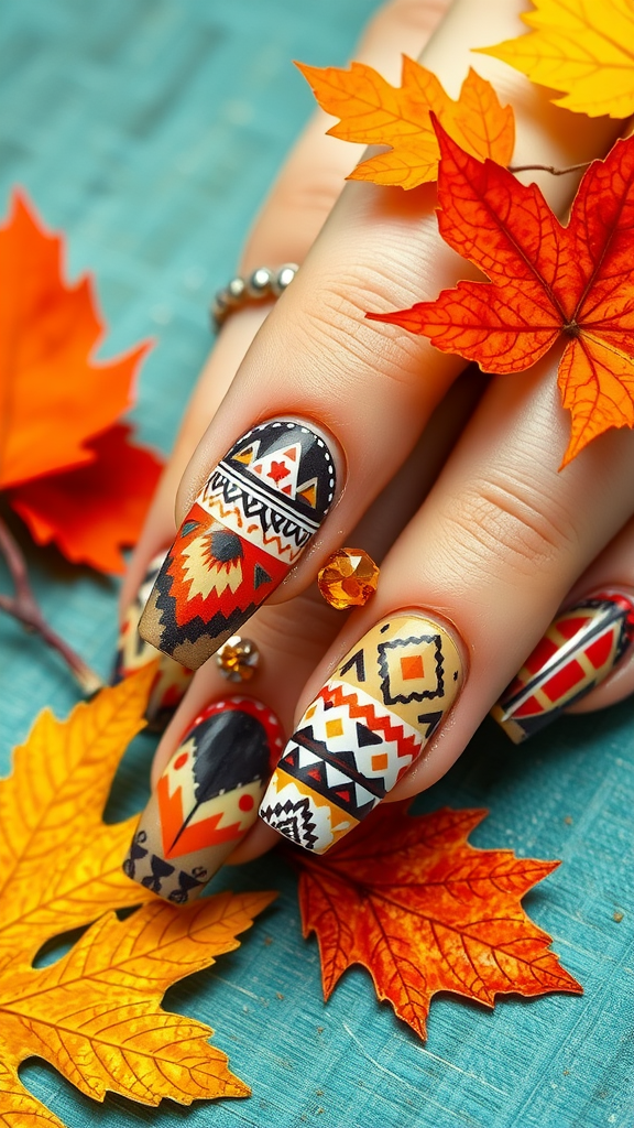 5 Stunning Aztec Nail Design Ideas to Try