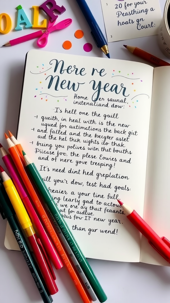 5 Inspiring New Year Bullet Journal Ideas to Kickstart Your Year