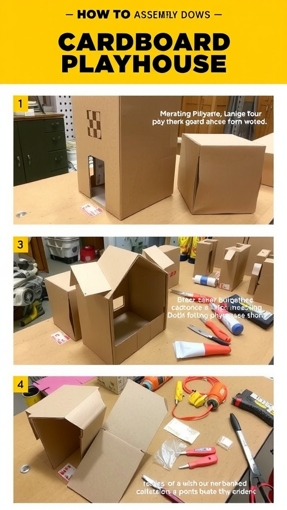 5 Creative Cardboard Playhouse Ideas for Kids
