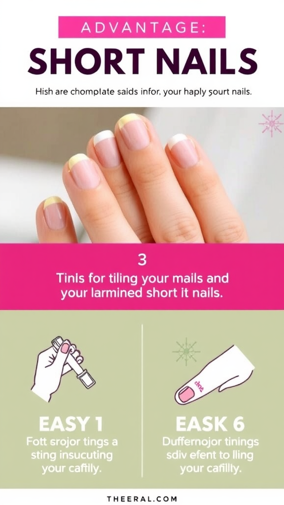 5 Stylish Nail Designs for Short Nails