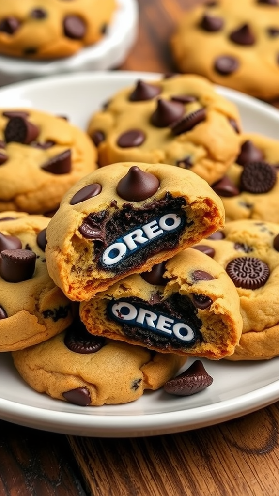 Decadent Oreo Stuffed Cookies Recipe