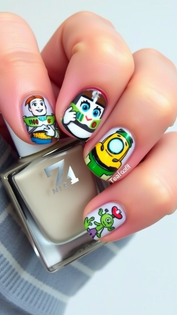 5 Adorable Disney Nail Designs for Short Nails