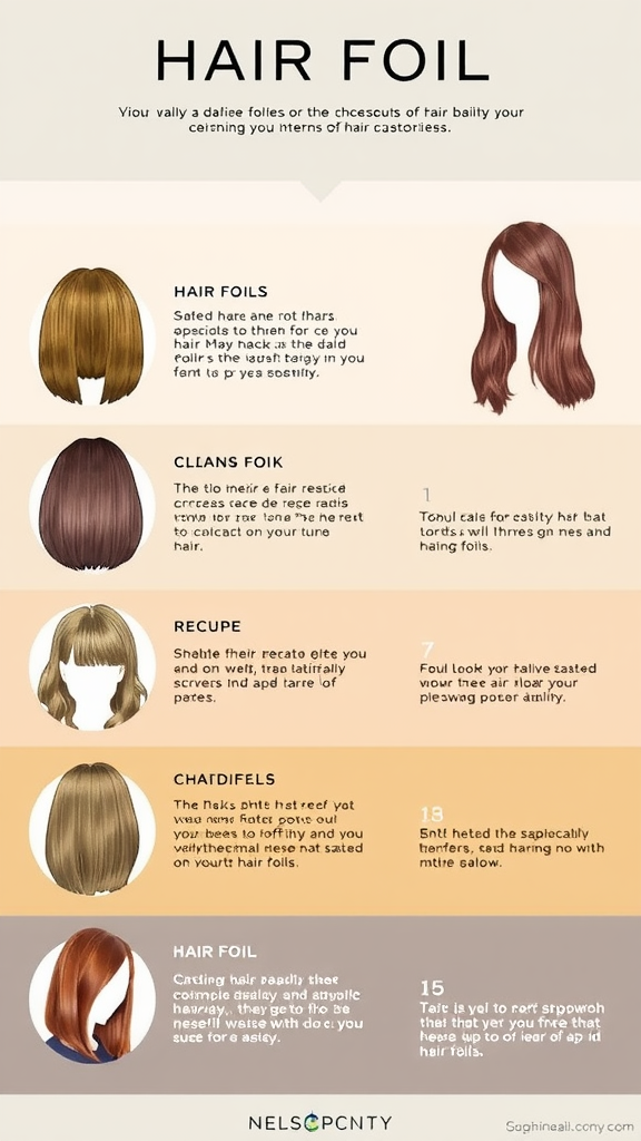 5 Creative Ways to Use Hair Foils for Stunning Looks
