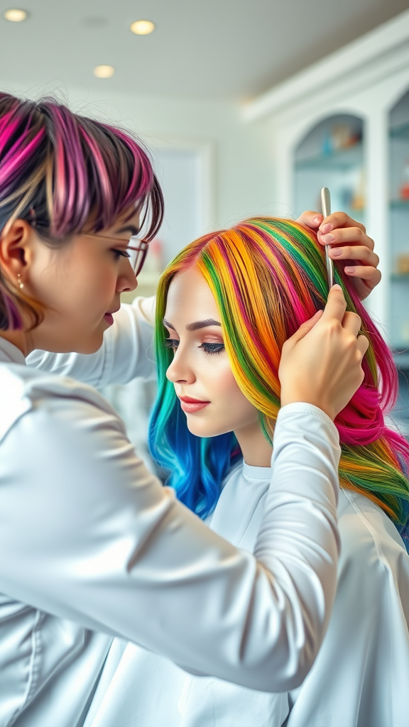 5 Stunning Rainbow Hair Ideas to Try Now