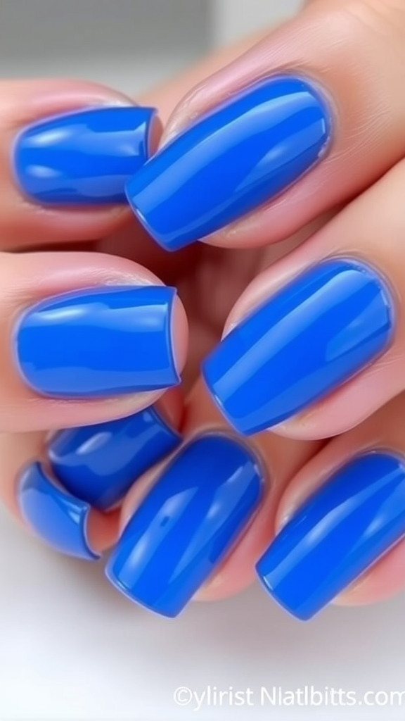 5 Stunning Blue Nail Designs for Short Nails