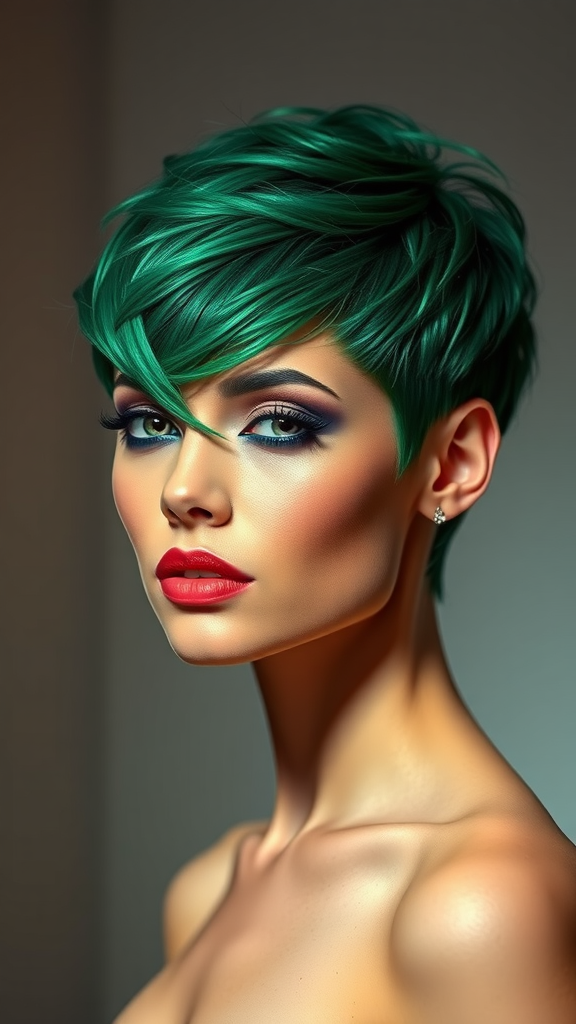 5 Trendy Green Hairstyles to Try This Season