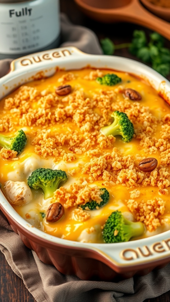 Cheesy Chicken and Broccoli Casserole Recipe - Epicurean Escape