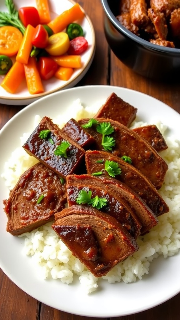 Spicy Cajun Brisket with Fluffy Rice - Epicurean Escape