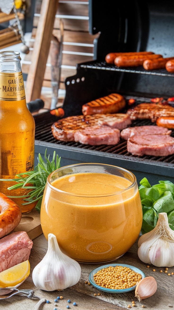 Beer Mustard Marinade for Bratwursts and Pork - saucefreaks.com