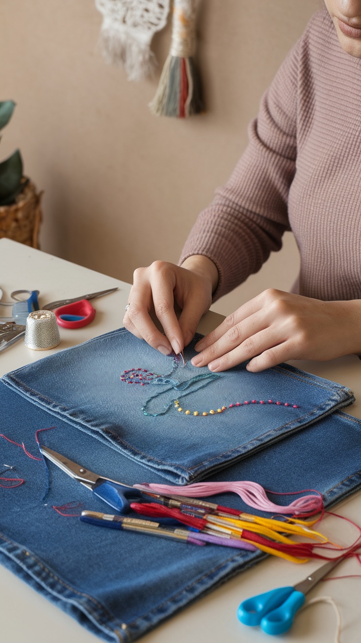10 Inspiring Denim Embroidery Ideas You Need to Try